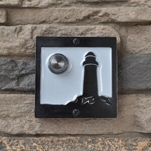 Lighthouse Doorbell With Lighted Button - Etsy