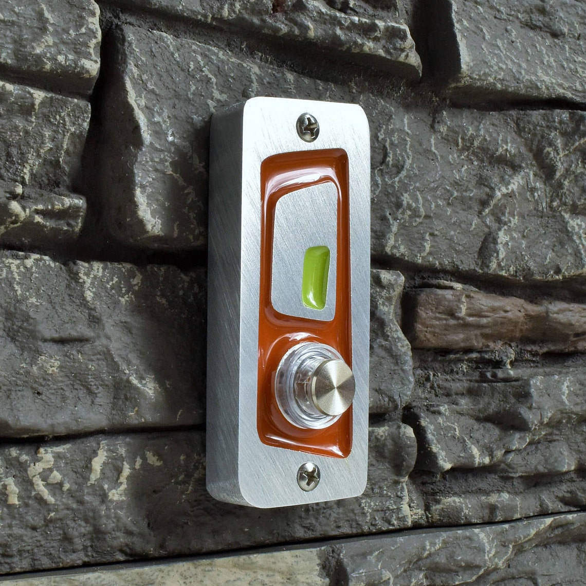 Abstract Doorbell With Lighted Button - Etsy