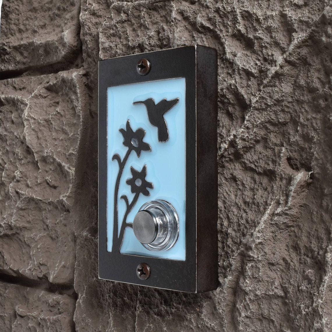 Hummingbird Doorbell With Lighted Button - Etsy