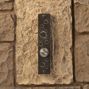 Paw Print Doorbell With Lighted Button - Etsy