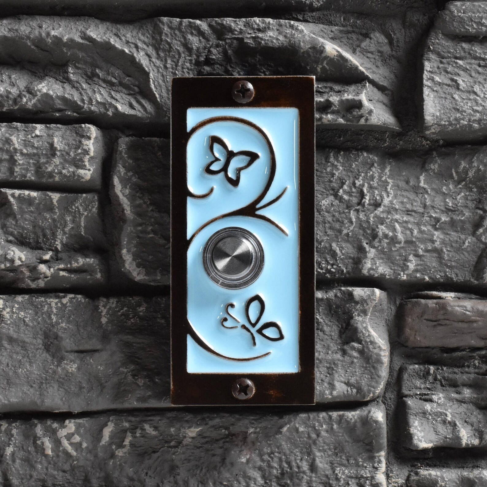 Butterfly Doorbell With Lighted Button - Etsy