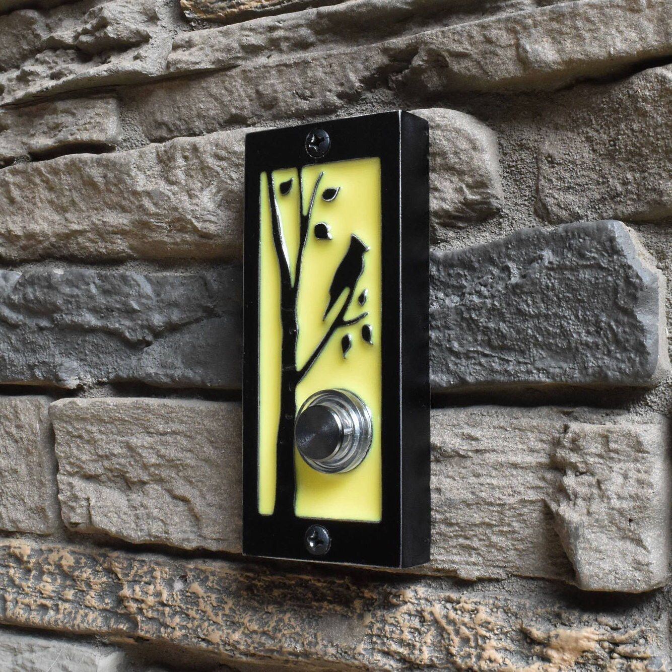 Song Bird Doorbell With Lighted Button - Etsy