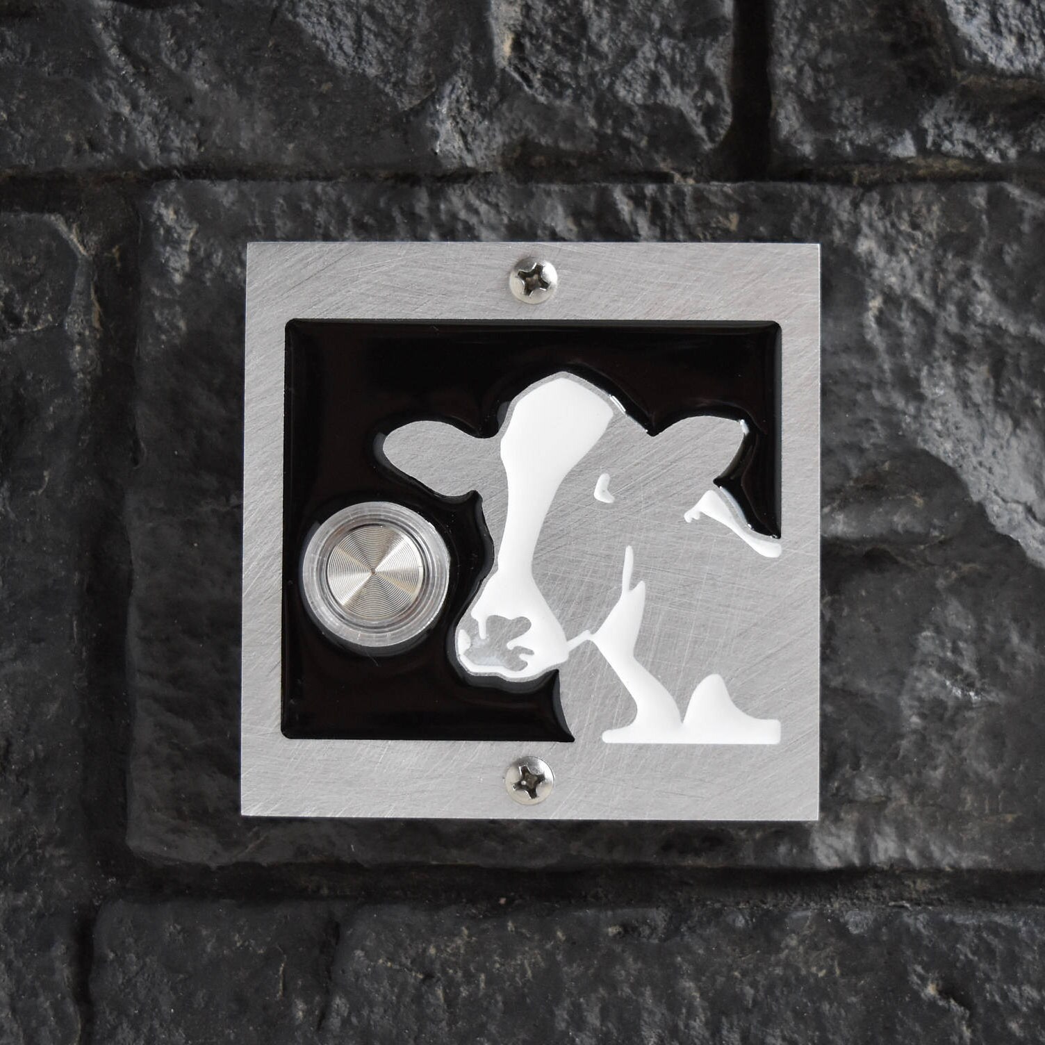 Dairy Cow Doorbell With Lighted Button - Etsy