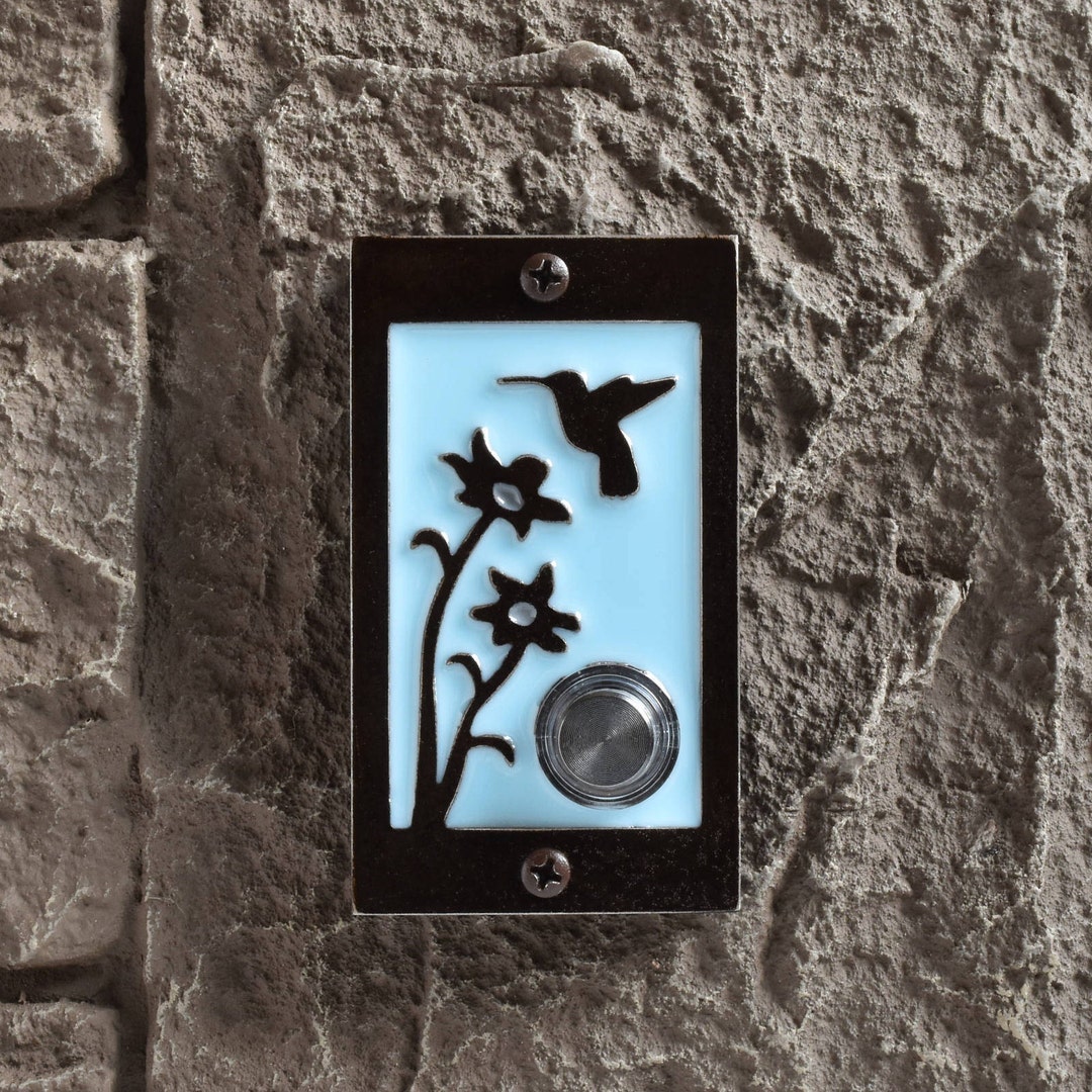 Hummingbird Doorbell With Lighted Button - Etsy