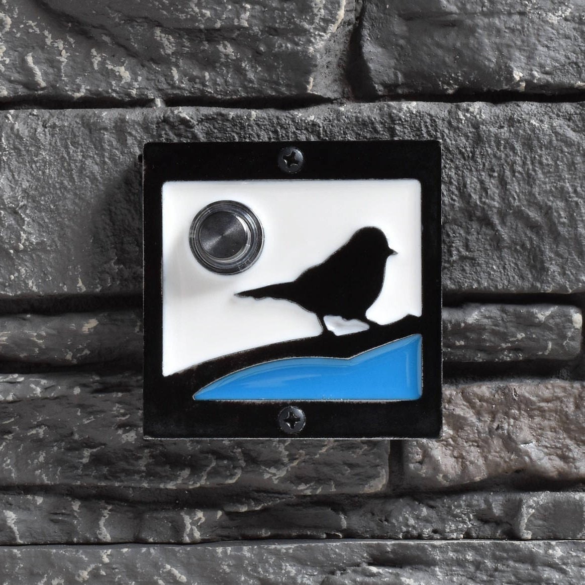 Song Bird Doorbell with Lighted Button | Etsy