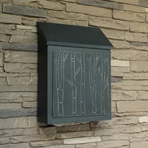 Birch Tree Wall Mount Mailbox - Vertical - Etsy