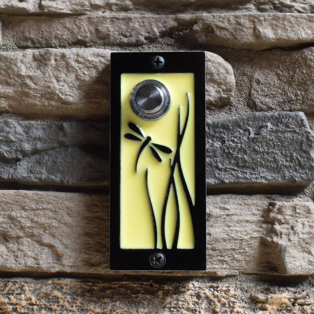 Dragonfly Doorbell With Lighted Button - Etsy