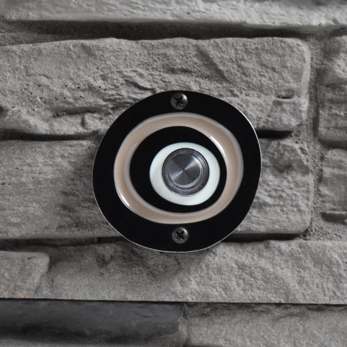 Modern Doorbell With Lighted Button - Etsy