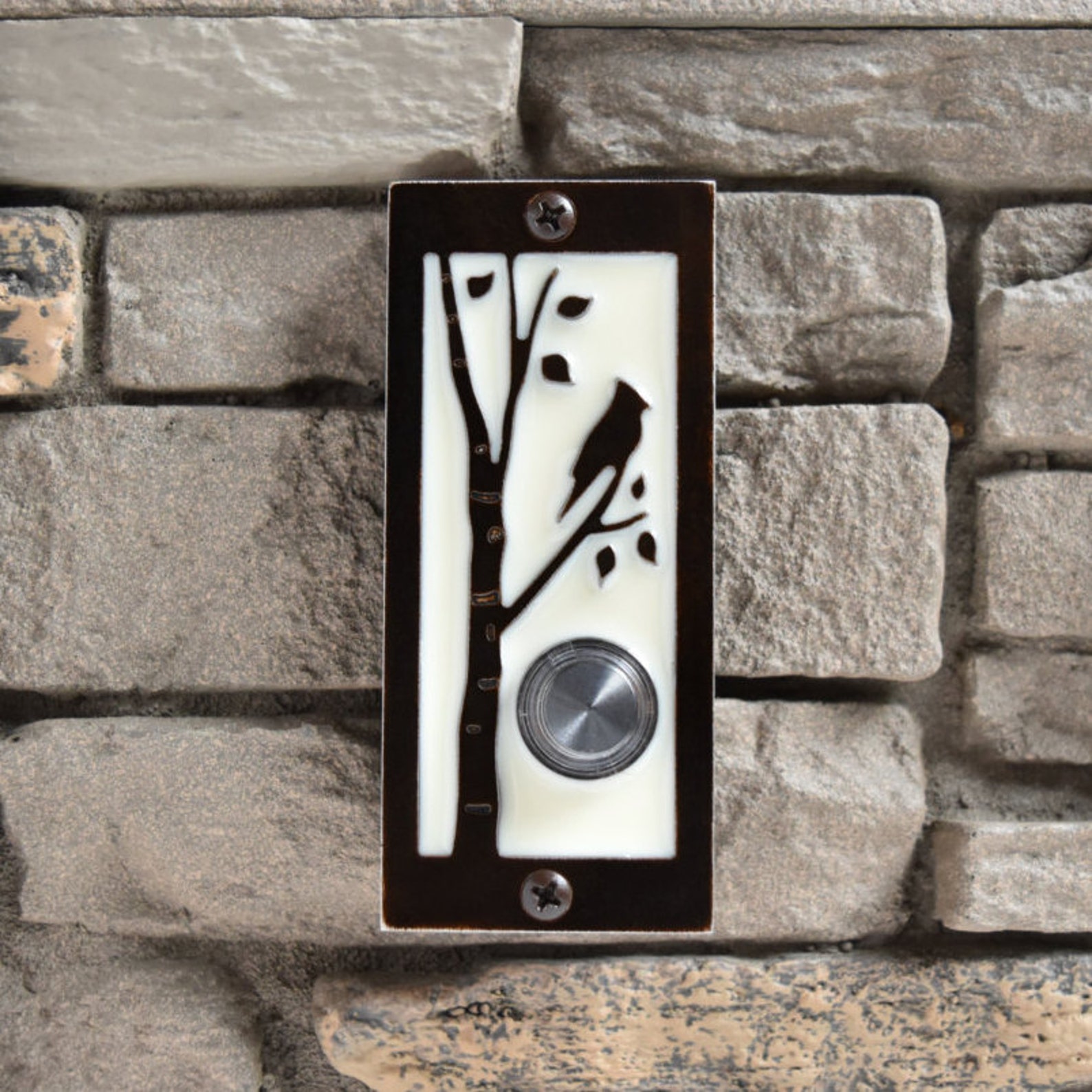 Song Bird Doorbell With Lighted Button - Etsy