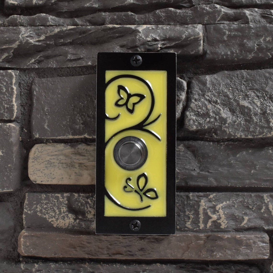 Butterfly Doorbell With Lighted Button - Etsy