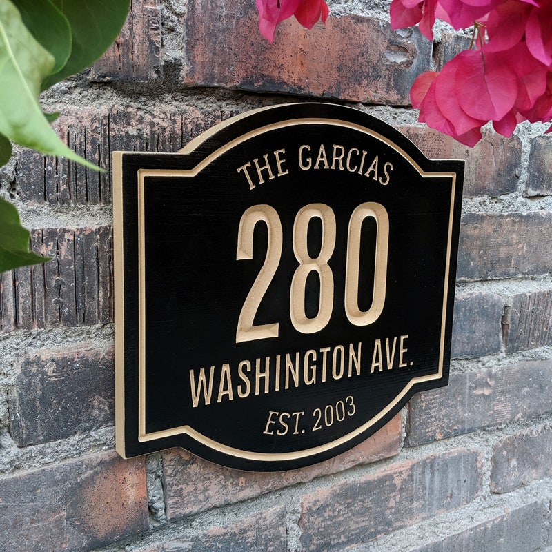 House Address Sign - Etsy