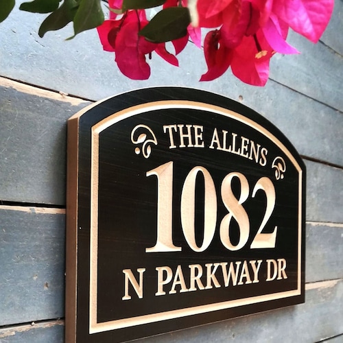 House Numbers Address Sign House Number Plaques - Etsy