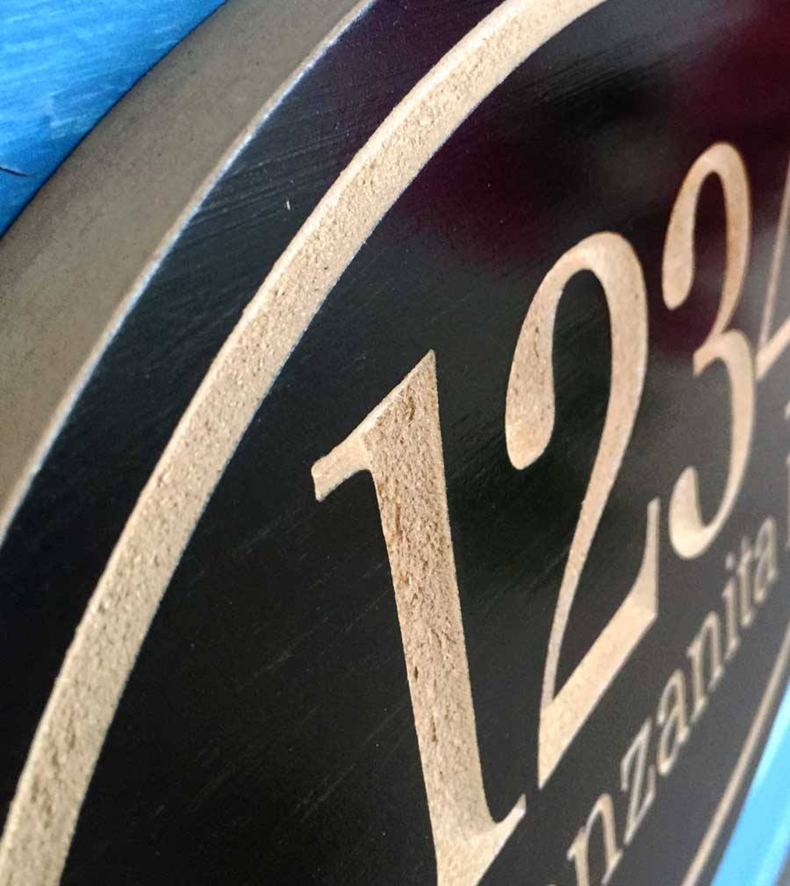 15x9 Oval Banner House Number Engraved Plaque - Etsy