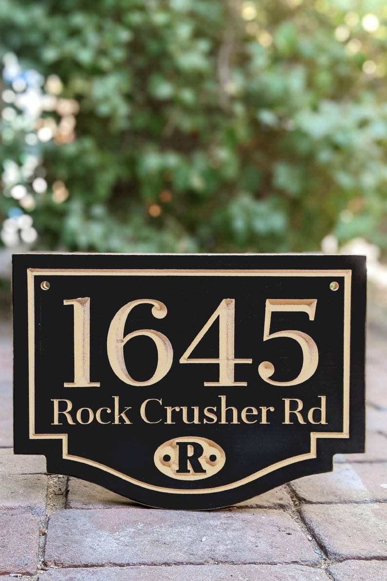 12 X 9 Mailbox House Number Sign Mailbox Number - Etsy