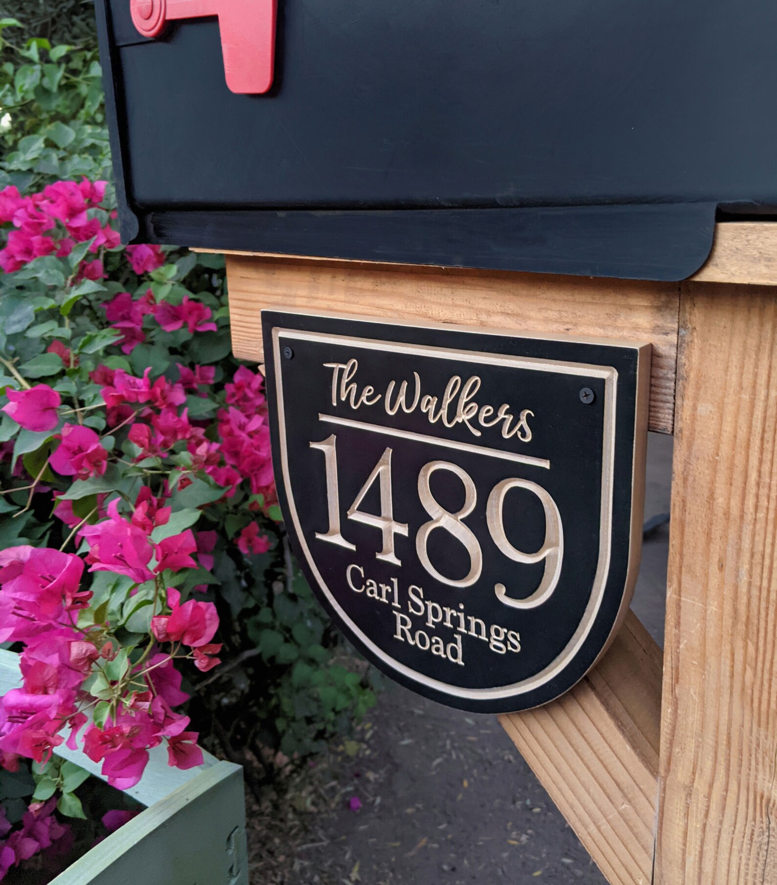 11" X 10" Mailbox House Number Sign, Mailbox Number, Realtor Closing ...