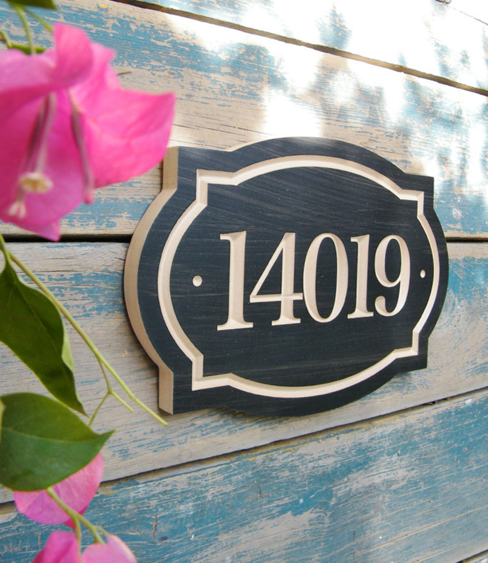 10x7 Classic House Number Engraved Plaque numbers | Etsy