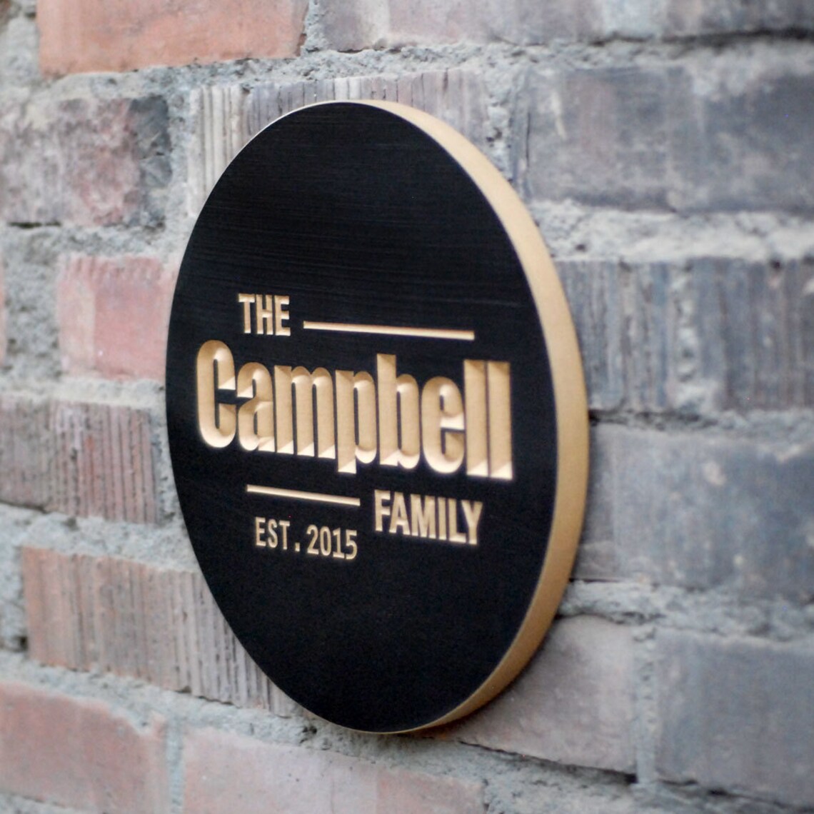 10 Vintage Round Sign Housewarming Gift Anniversary | Etsy