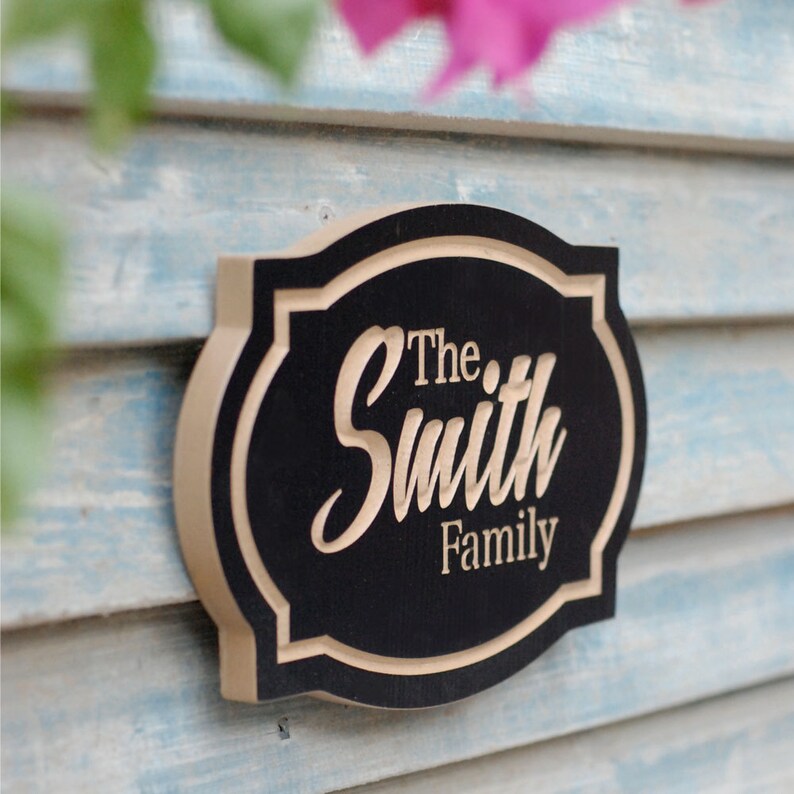 10x7 Family Name Plaque Housewarming Gift - Etsy