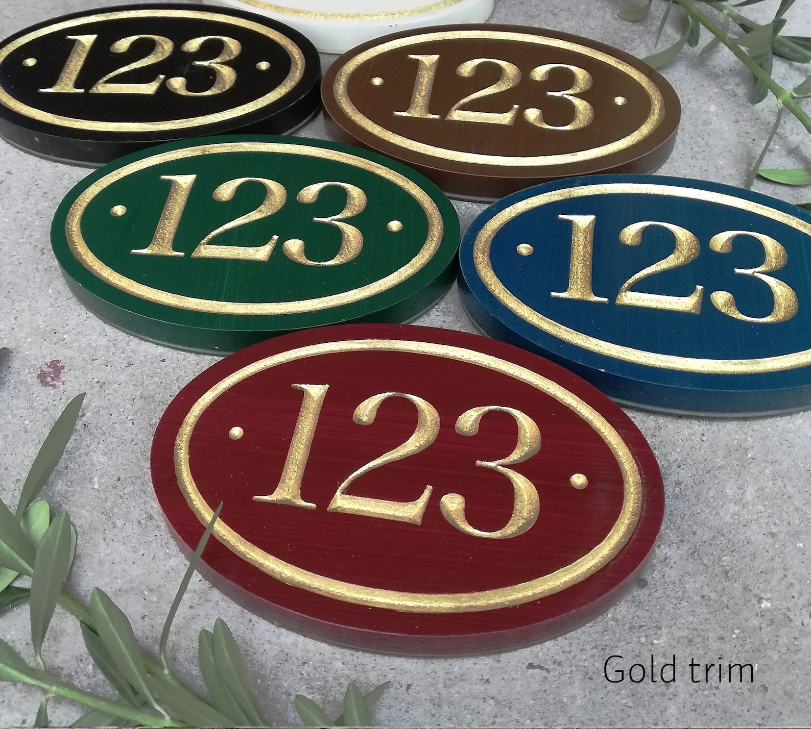 11" X 10" Mailbox House Number Sign, Mailbox Number, Realtor Closing ...
