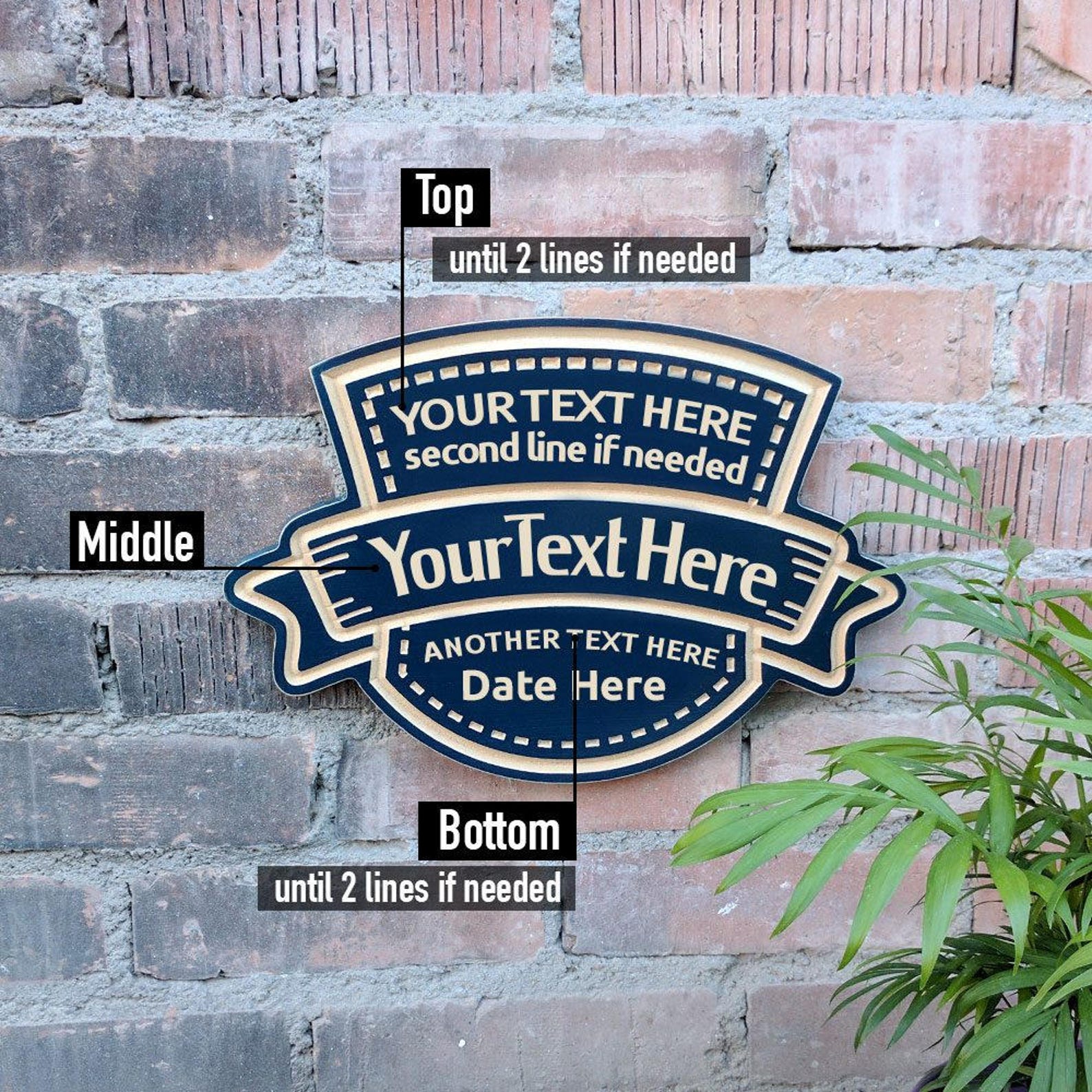 Custom Hand Made Sign Man Cave Sign Kitchen Personalized | Etsy