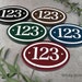 15"x8" Welcome Home Number Plaque, Carved Number, Engraved Plaque ...