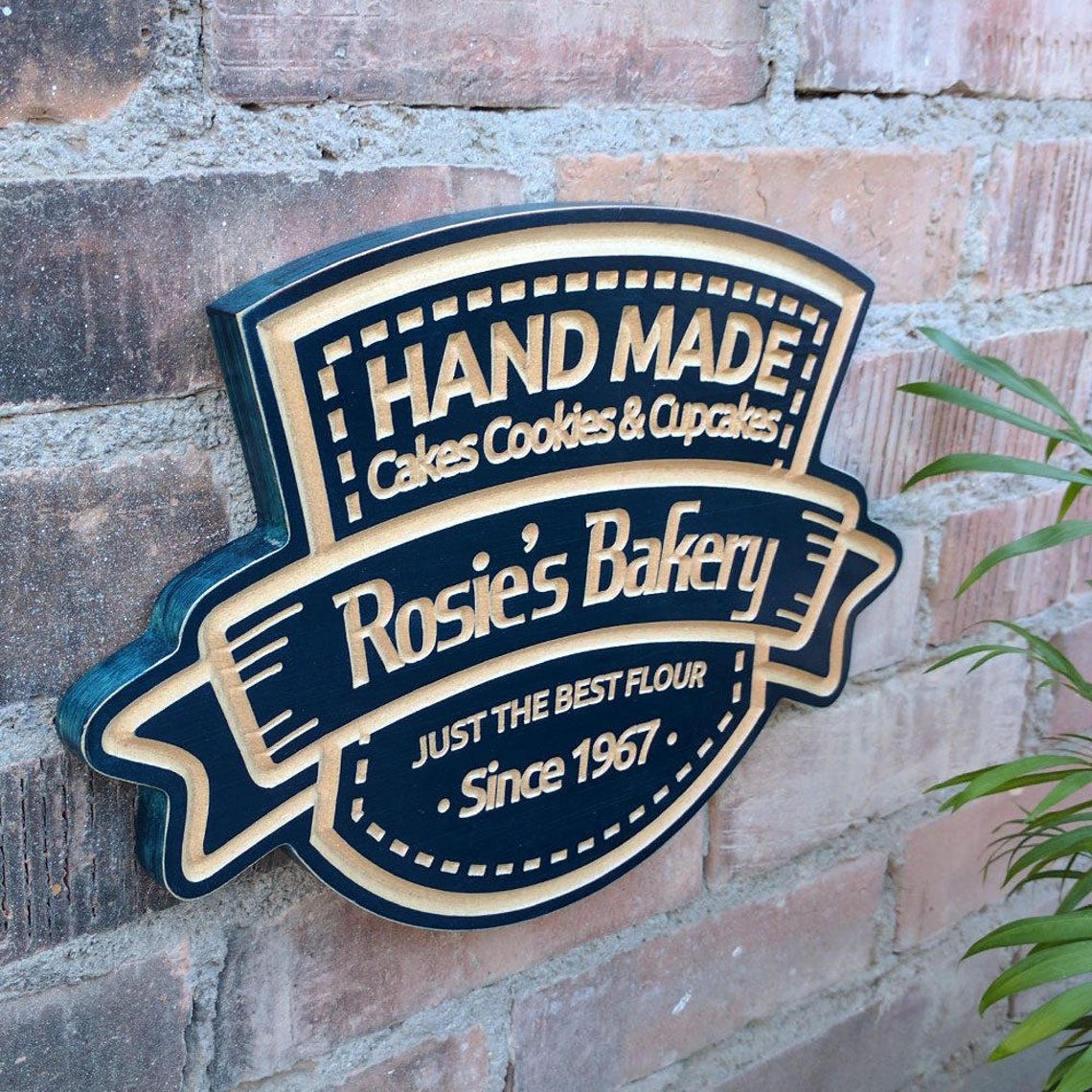 Custom Hand Made Sign Man Cave Sign Kitchen Personalized | Etsy