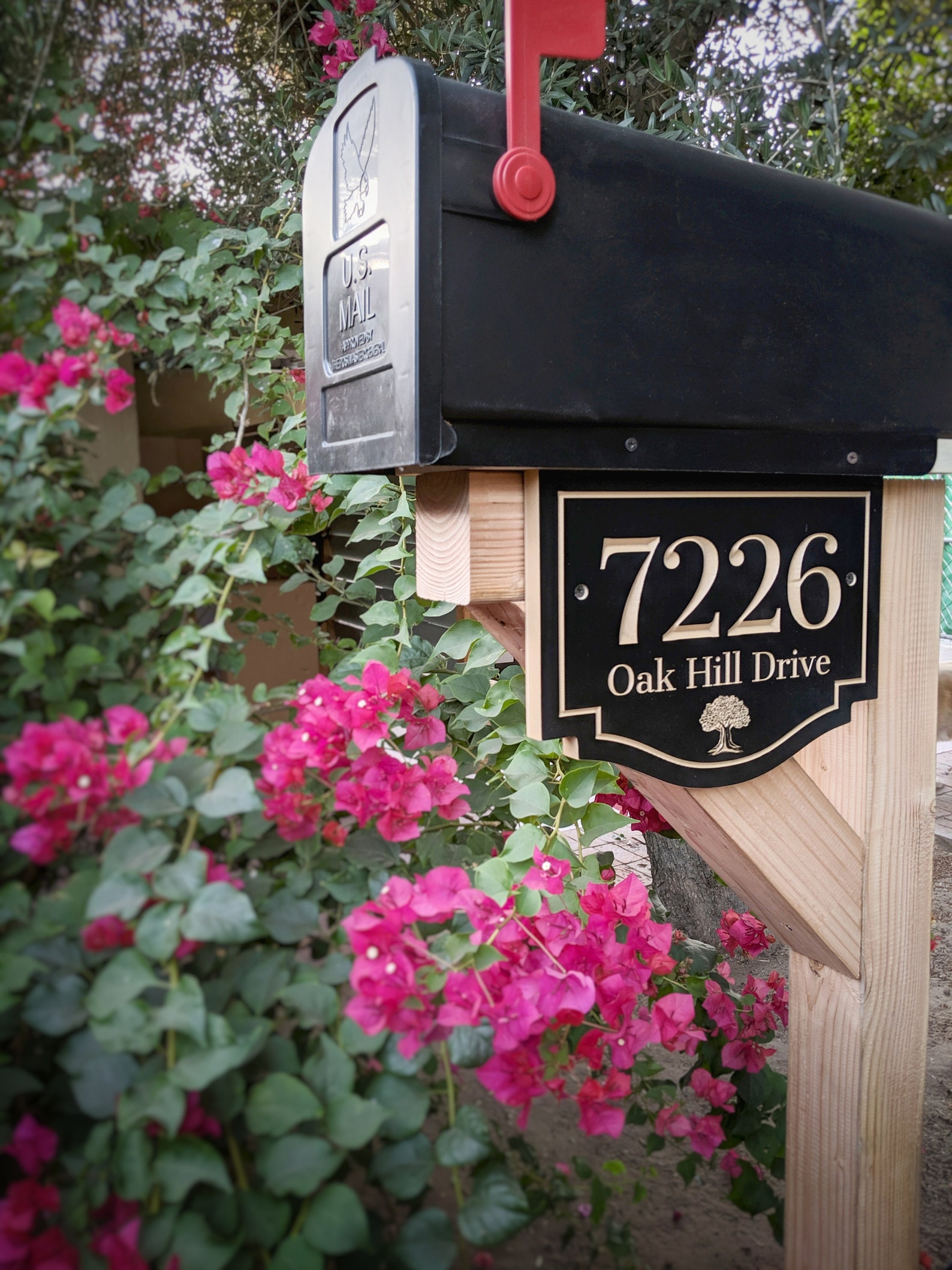 12 X 9 Mailbox House Number Sign Mailbox Number - Etsy