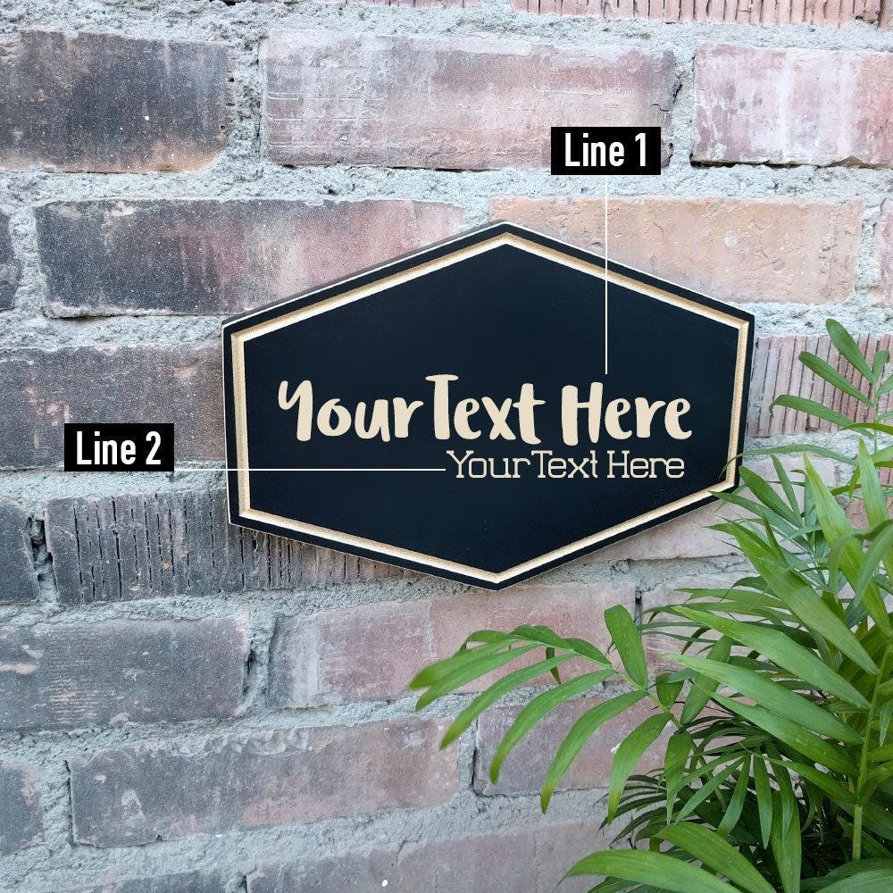 12 x 9 Custom 2 lines Vintage Sign Logo Shop | Etsy