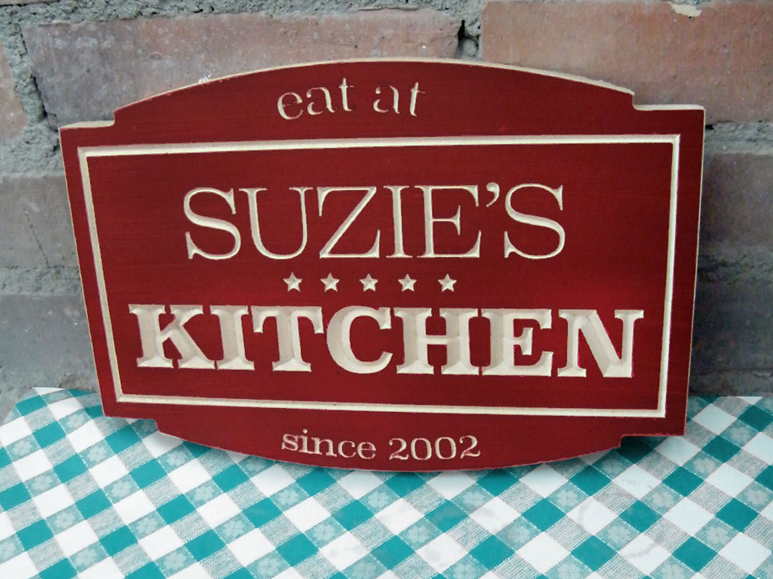 11" X 8" Customizable Engraved Plaque, Custom Man Cave Sign ...