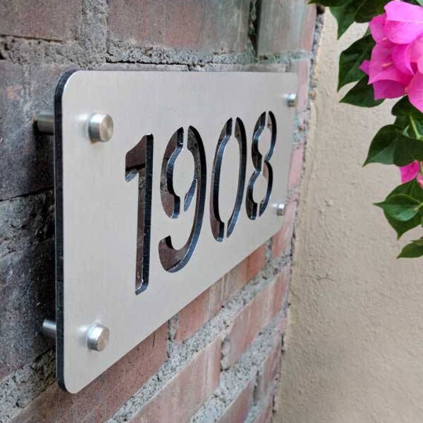 Aluminum House Number Plaques - Etsy