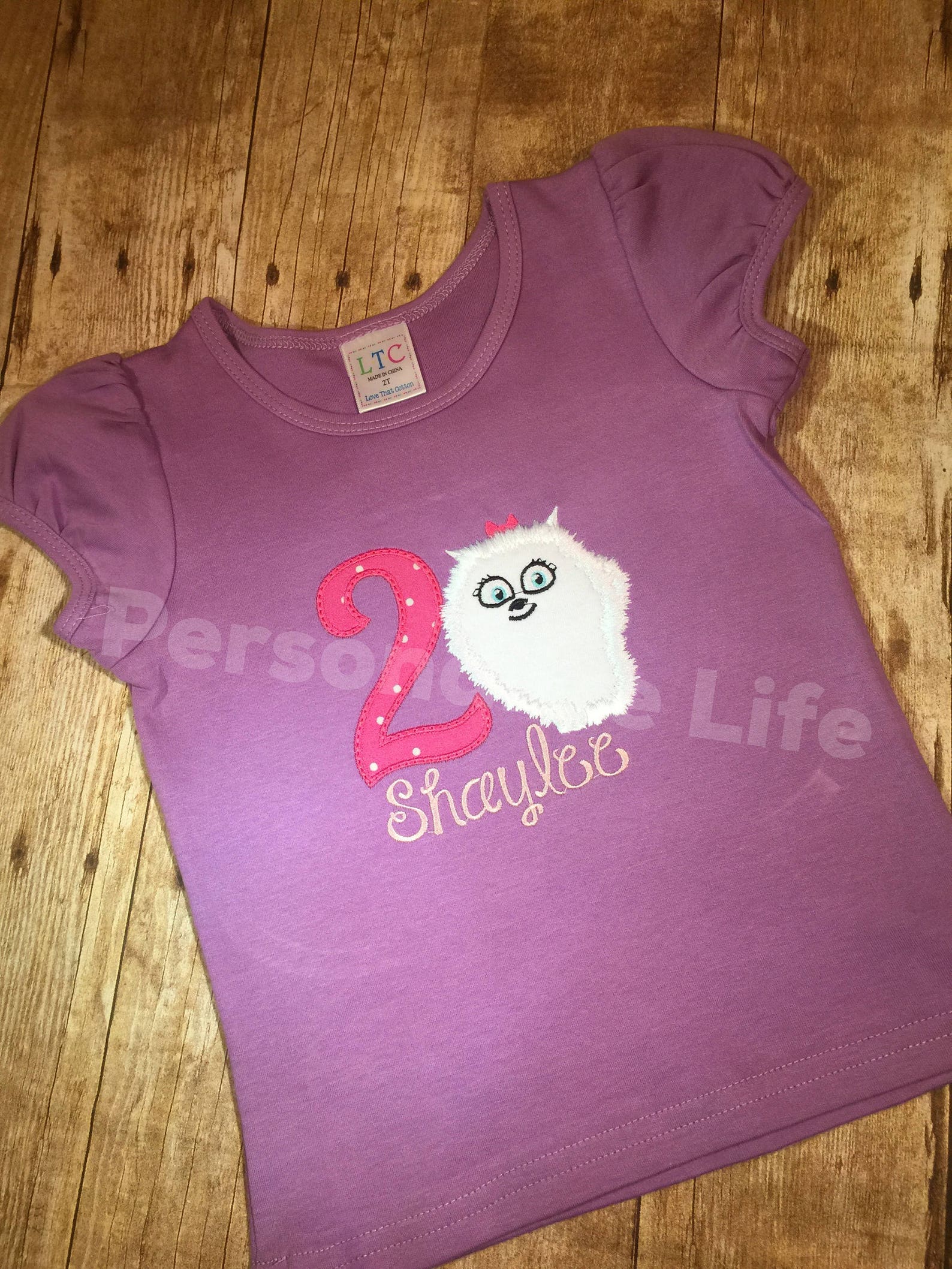 Gidget Birthday Shirt Secert Life of Pets shirtCharacter | Etsy