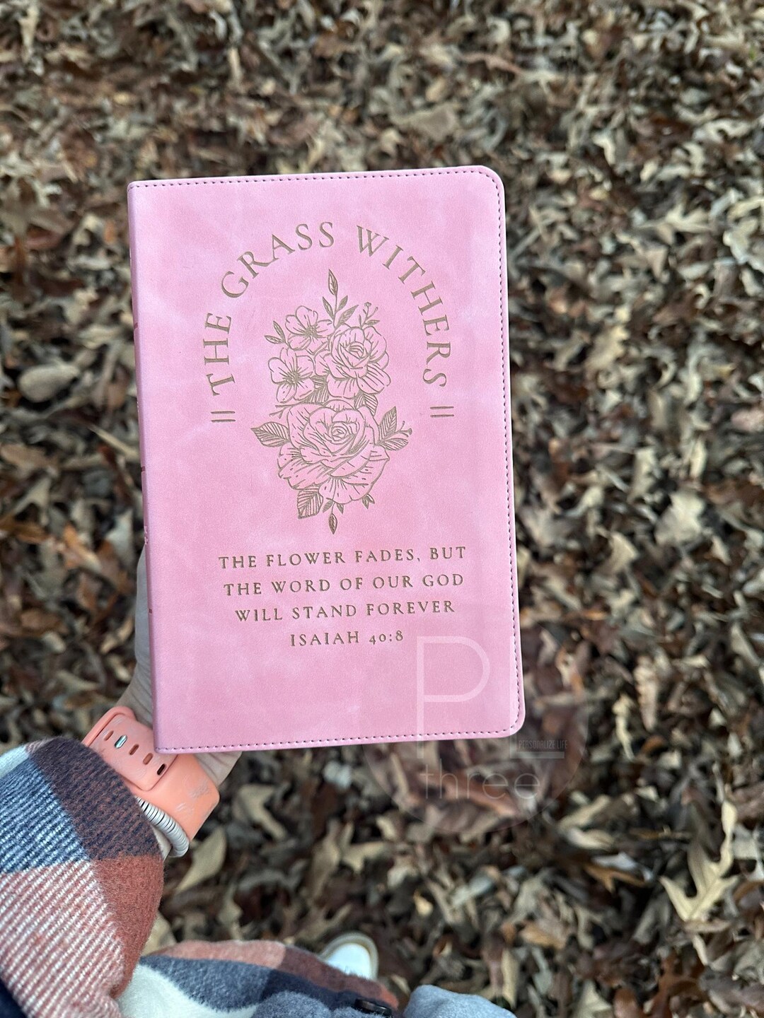 Engraved Pink CSB Bible: Personalized Floral Design, Valentines Gift - Etsy