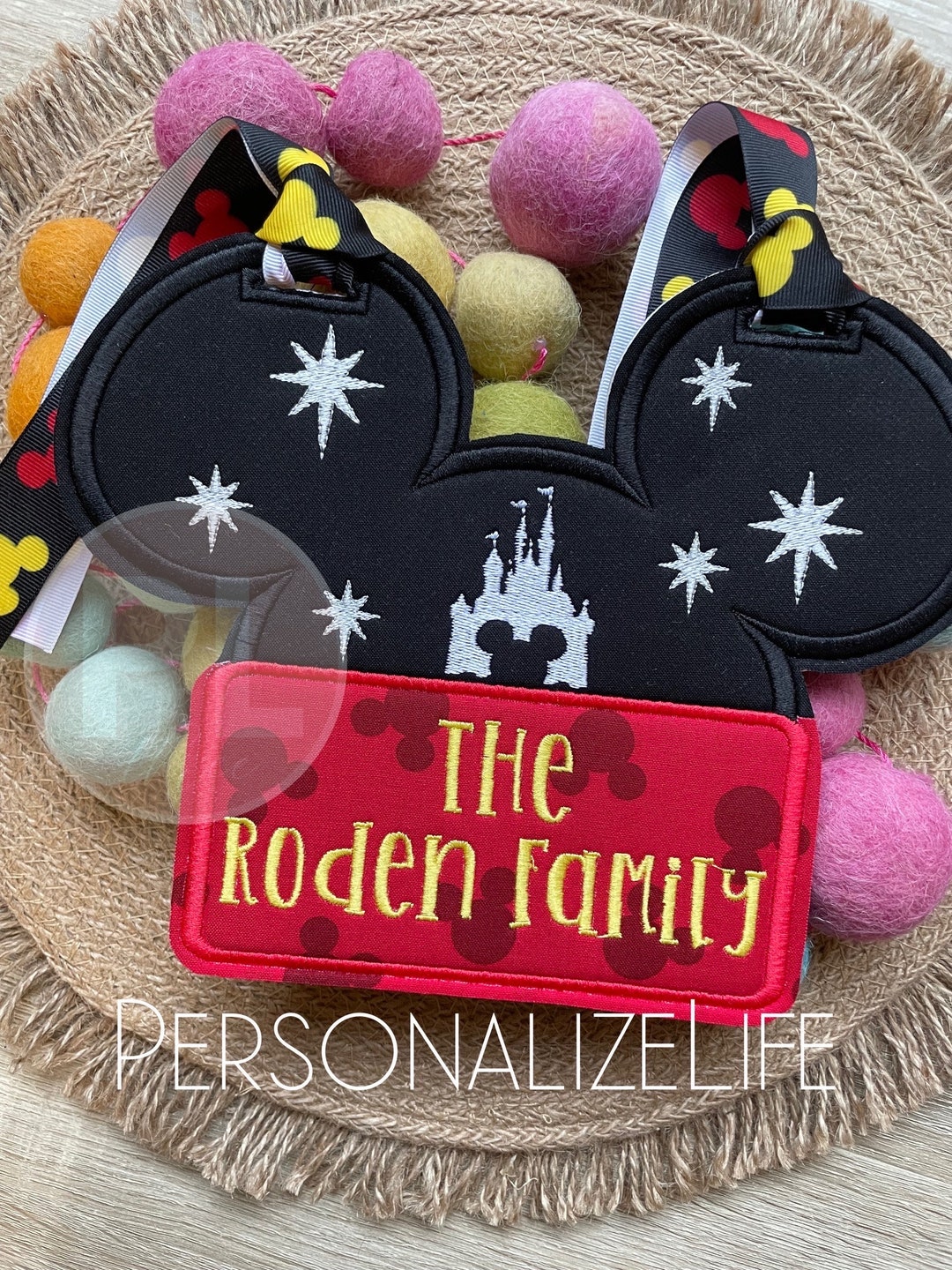 Disney World Stroller Spotter Tag, Stroller Tag, Mouse Head Stroller ...