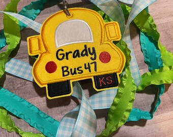Bus Rider Name Tag - Etsy