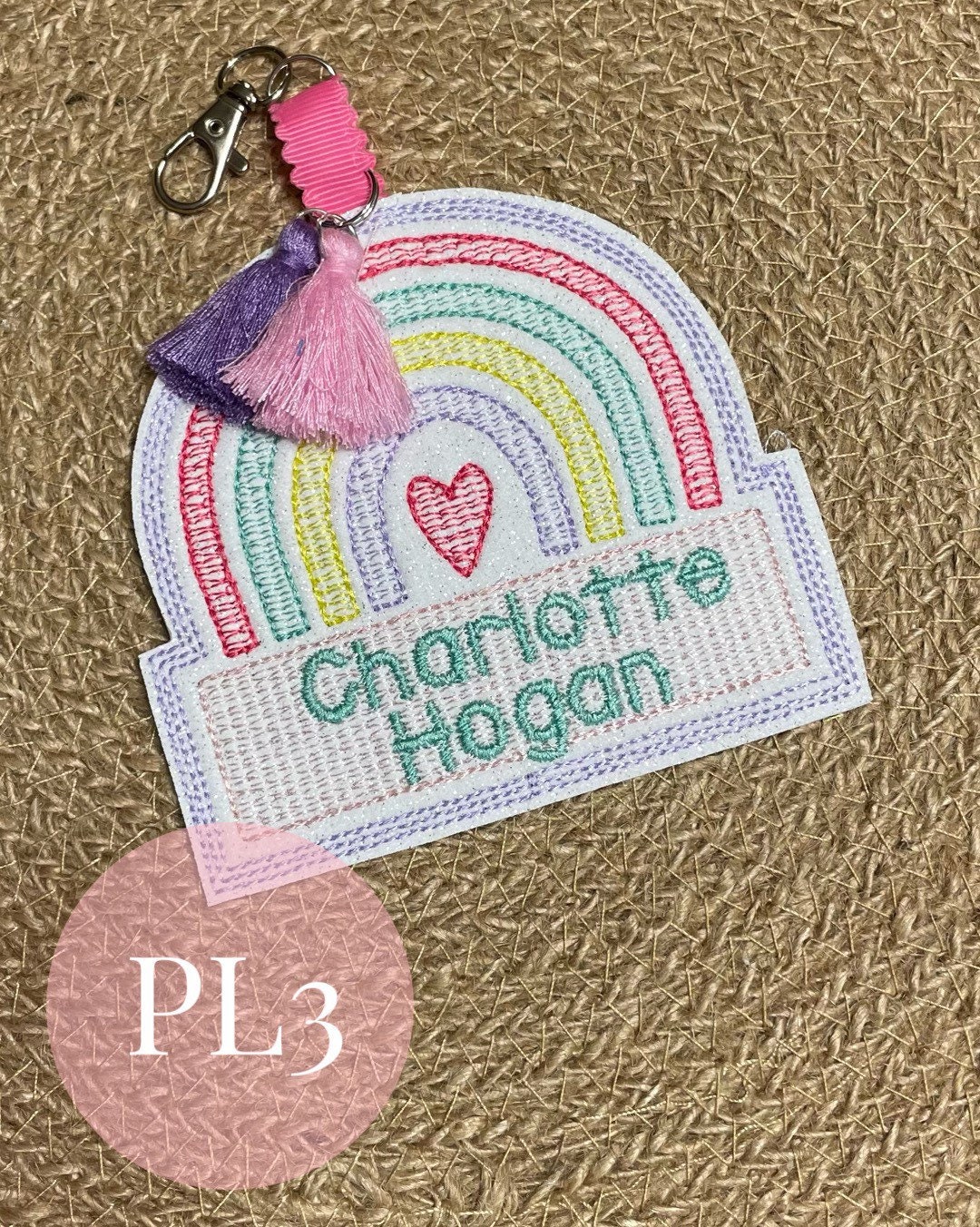 Rainbow Backpack Tags,rainbow Bag Tag,personalized Name Tag ...