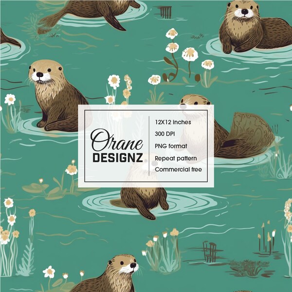 Sea Otter Pattern - Etsy