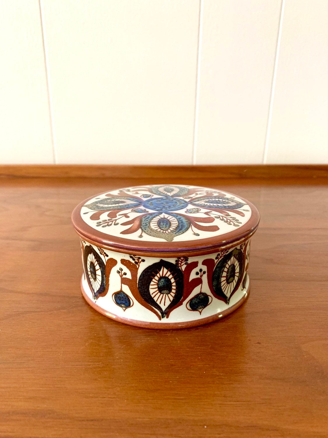 Vintage Royal Copenhagen Trinket Box Designed by Berte Jessen - Etsy
