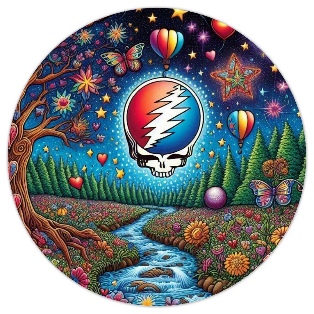 Grateful Dead Sticker, Deadhead, Steal Your Face, Fun, Unique ...