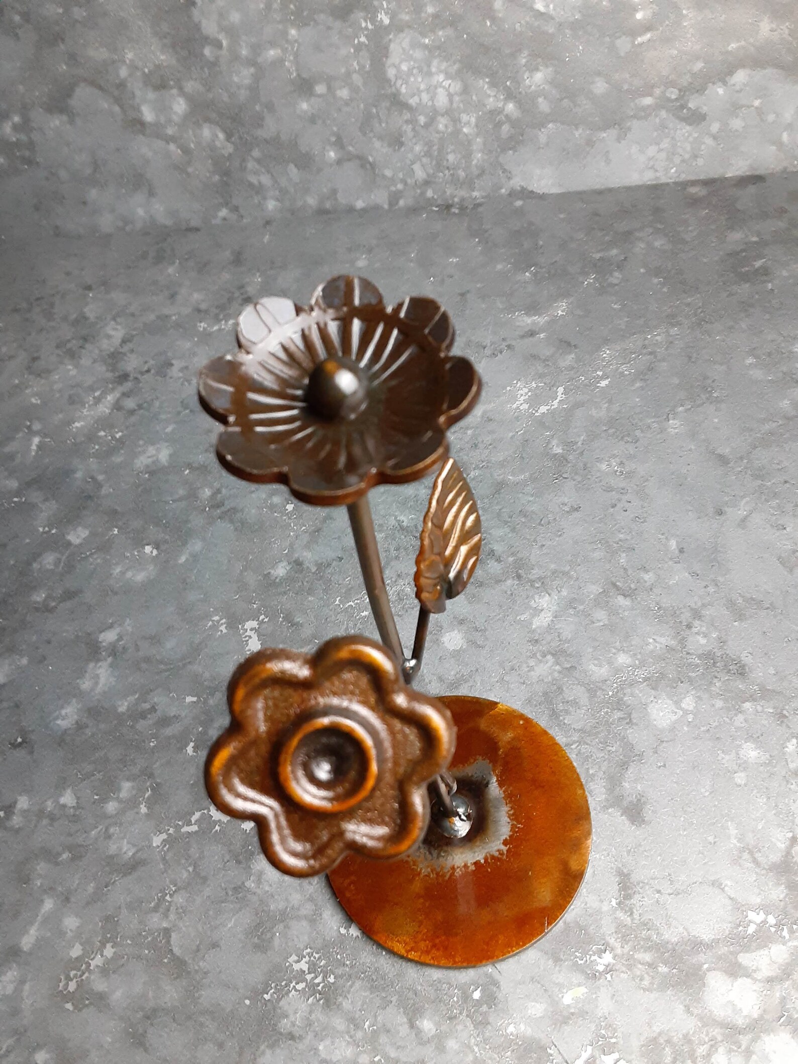 Custom Welded Steel and Iron Flowers With Patina Finishes. - Etsy UK