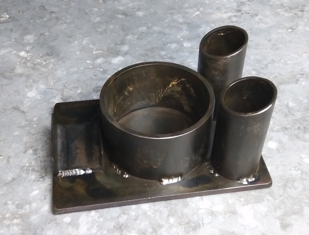 The Snake Eyes. Custom Welded Desk Organizer From Up-cycled - Etsy