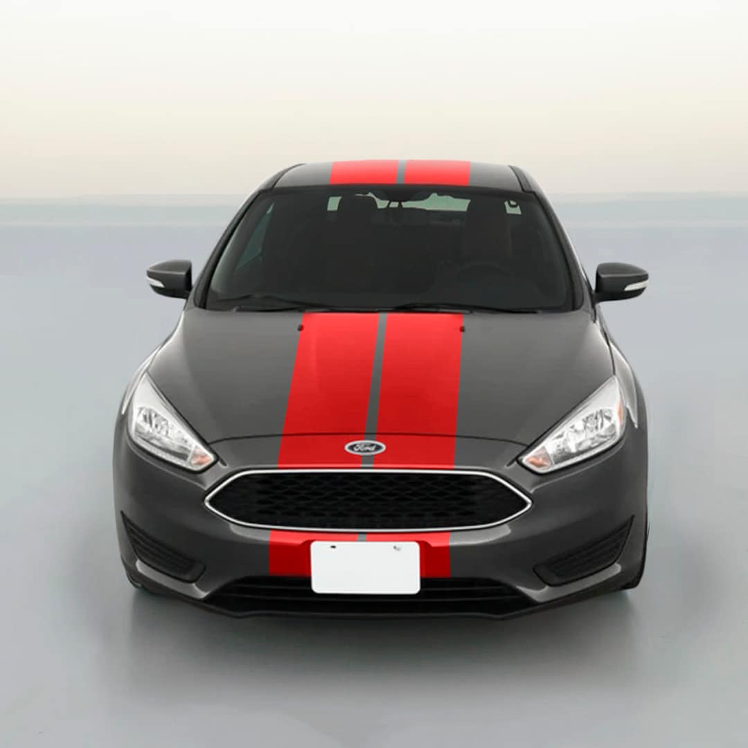 Ford Focus 8" Vinyl Rally Stripes Racing Stripe Kit - Multiple Colors ...
