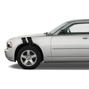 4 Dual Fender Stripe Hash Mark Stripe Decal Graphic Kit - Etsy