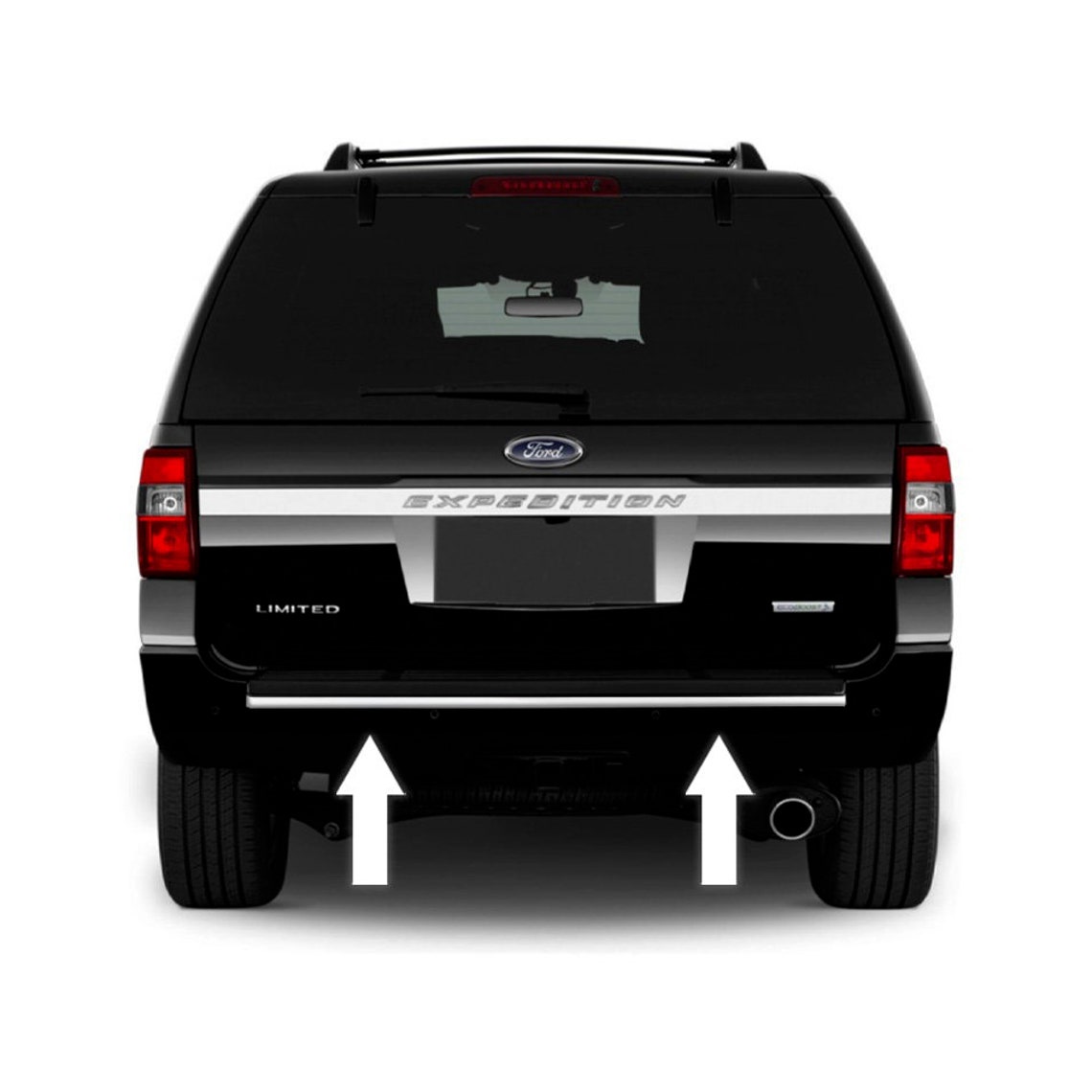 Chrome Rear Bumper Trim Molding Kit for 07-16 FORD EXPEDITION - Etsy