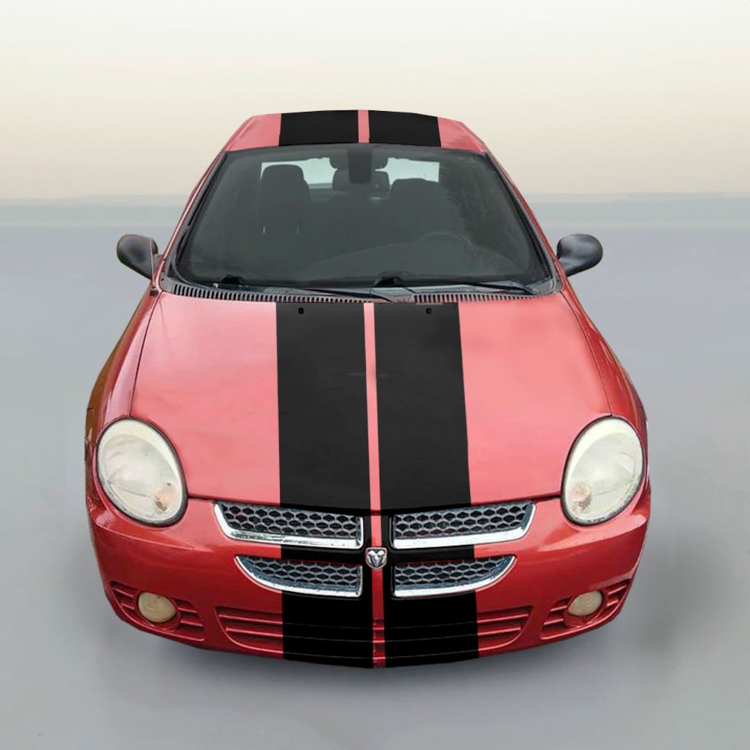 8" Vinyl Rally Stripes Racing Stripe Kit for Use on Dodge Neon ...