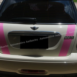 Mini Cooper 4" Vinyl Rally Stripes Racing Stripe Kit - Multiple Colors ...