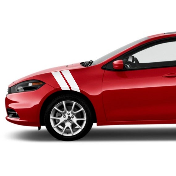 4 Dual Fender Stripe Hash Mark Stripe Decal Graphic Kit - Etsy