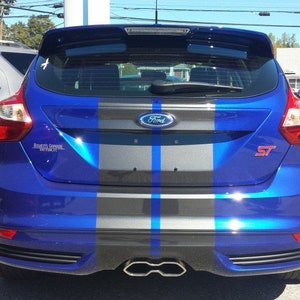 Ford Focus 8" Vinyl Rally Stripes Racing Stripe Kit - Multiple Colors ...
