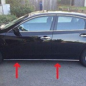 Rocker Panel Chrome Trim Side Molding for Nissan Altima 2013 2014 2015 ...