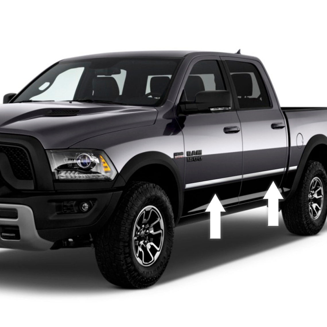 Chrome Side Door Trim Rocker Panel Molding Kit for 09-15 DODGE - Etsy