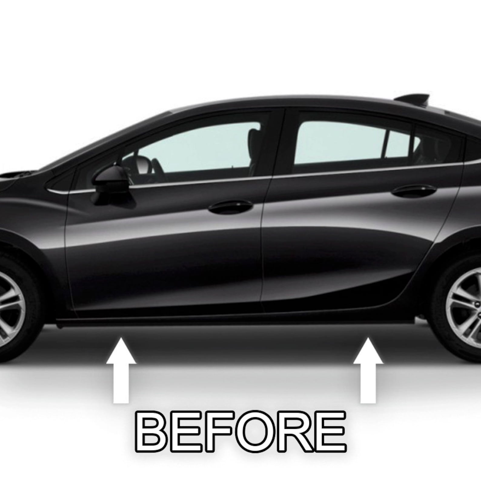 Rocker Panel Chrome Trim Side Molding for Chevy Cruze | Etsy